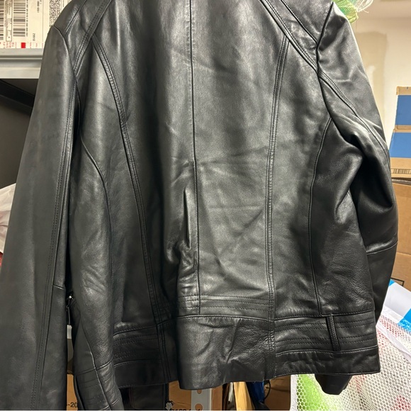a.n.a | Jackets & Coats | Xl Ana Black Leather Jacket Doesnt Fit ...